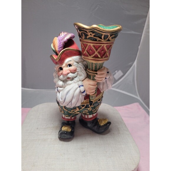 Fitz and Floyd | Accents | Vintage Fitz Floyd Christmas Court Santa Elf ...